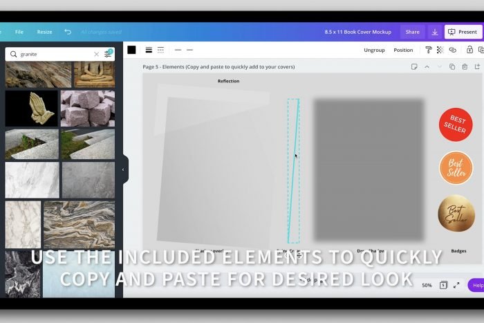 Canva Book/Lead Magnet Mockup Kit